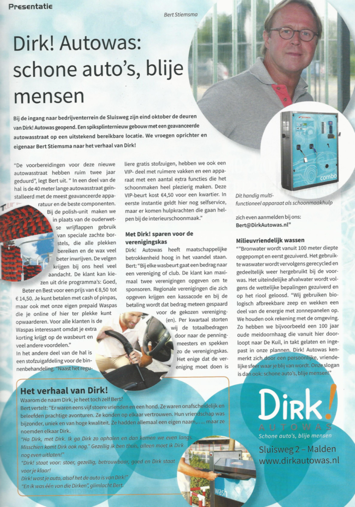 Dirk! Autowas: Schone auto's, blije mensen - Dirk! Autowas